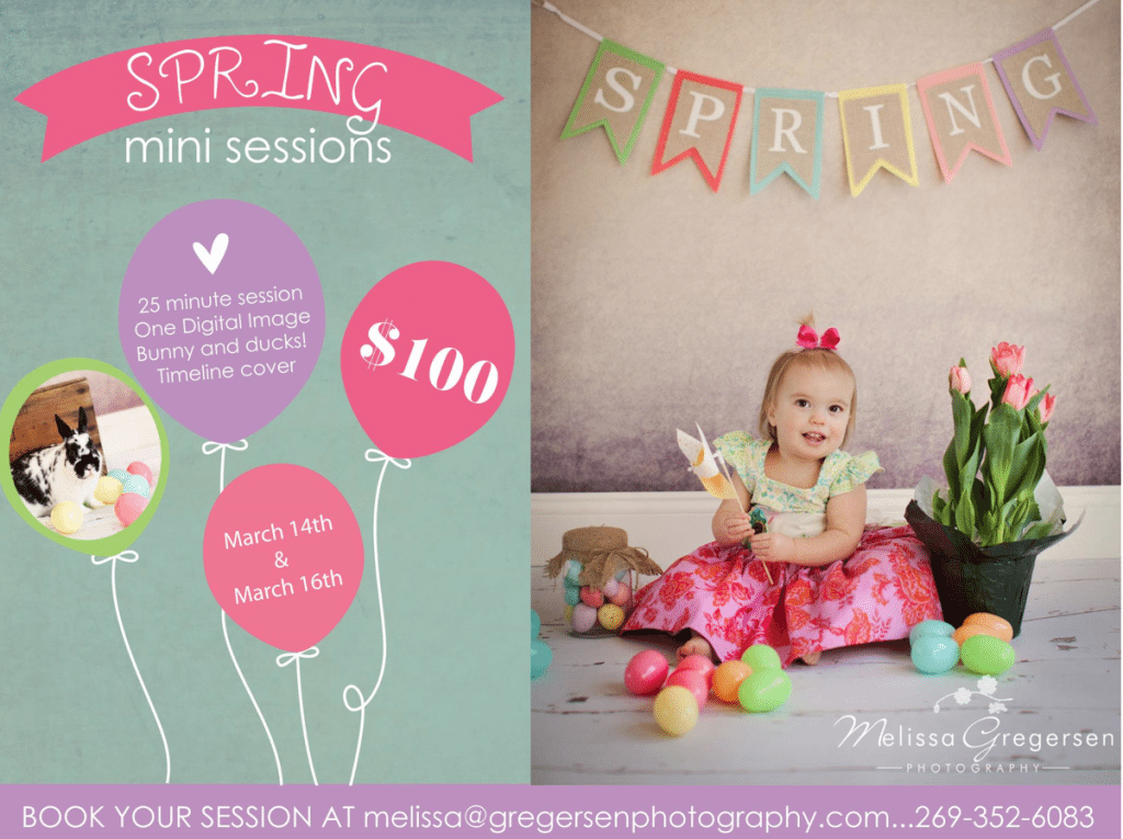 Spring Photography Mini Sessions {Kalamazoo Children Photography ...