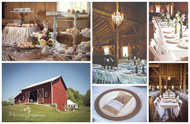 Romantic Wedding at The Vintage Rose Barn Gobles Michigan